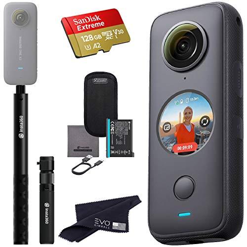 Insta360 ONE X2 Bundle Includes Bullet Time Kit & 128GB Memory Card (3 ...